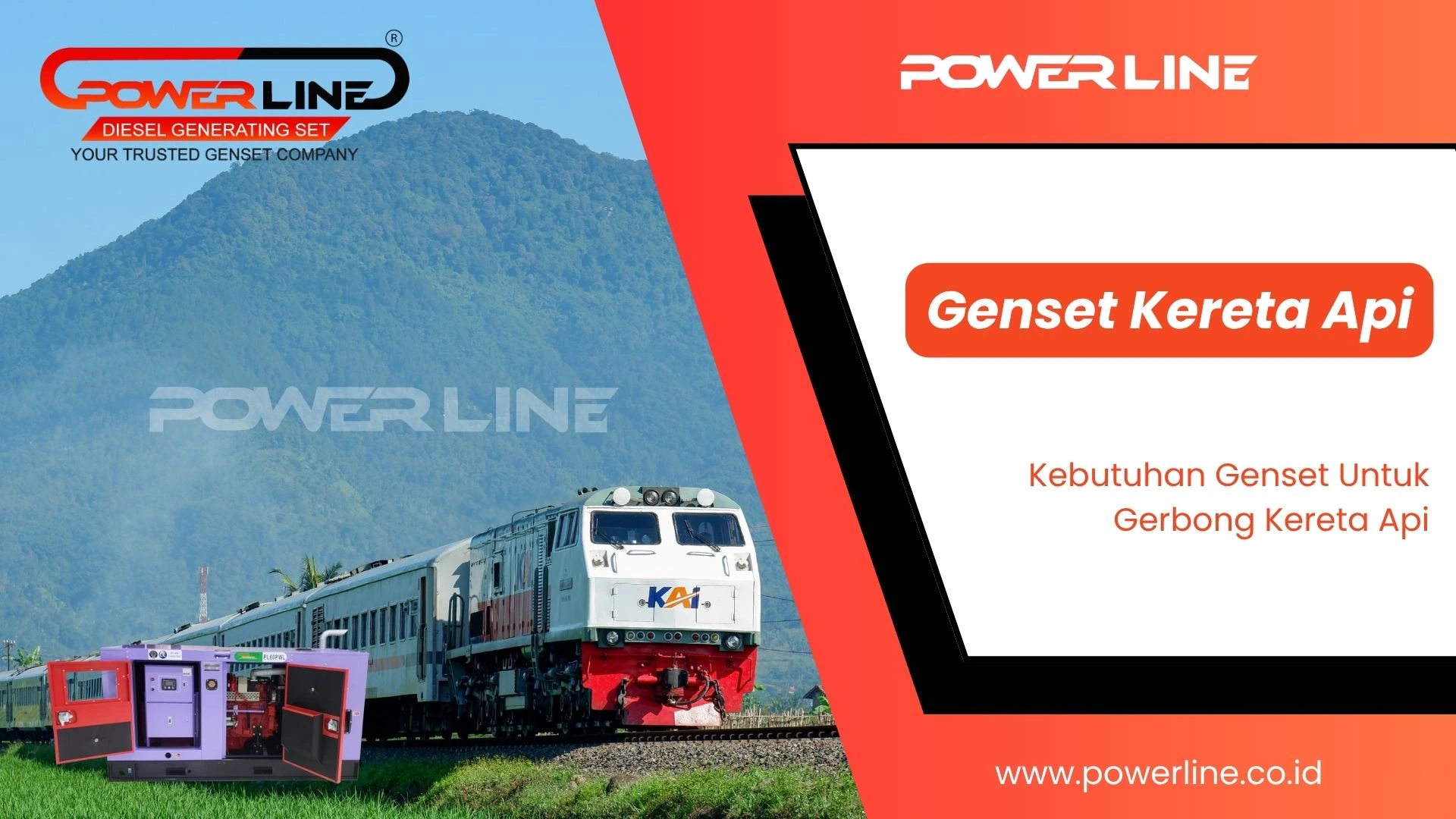 Kebutuhan Genset Untuk Gerbong Kereta Api? Ini Penjelasannya!